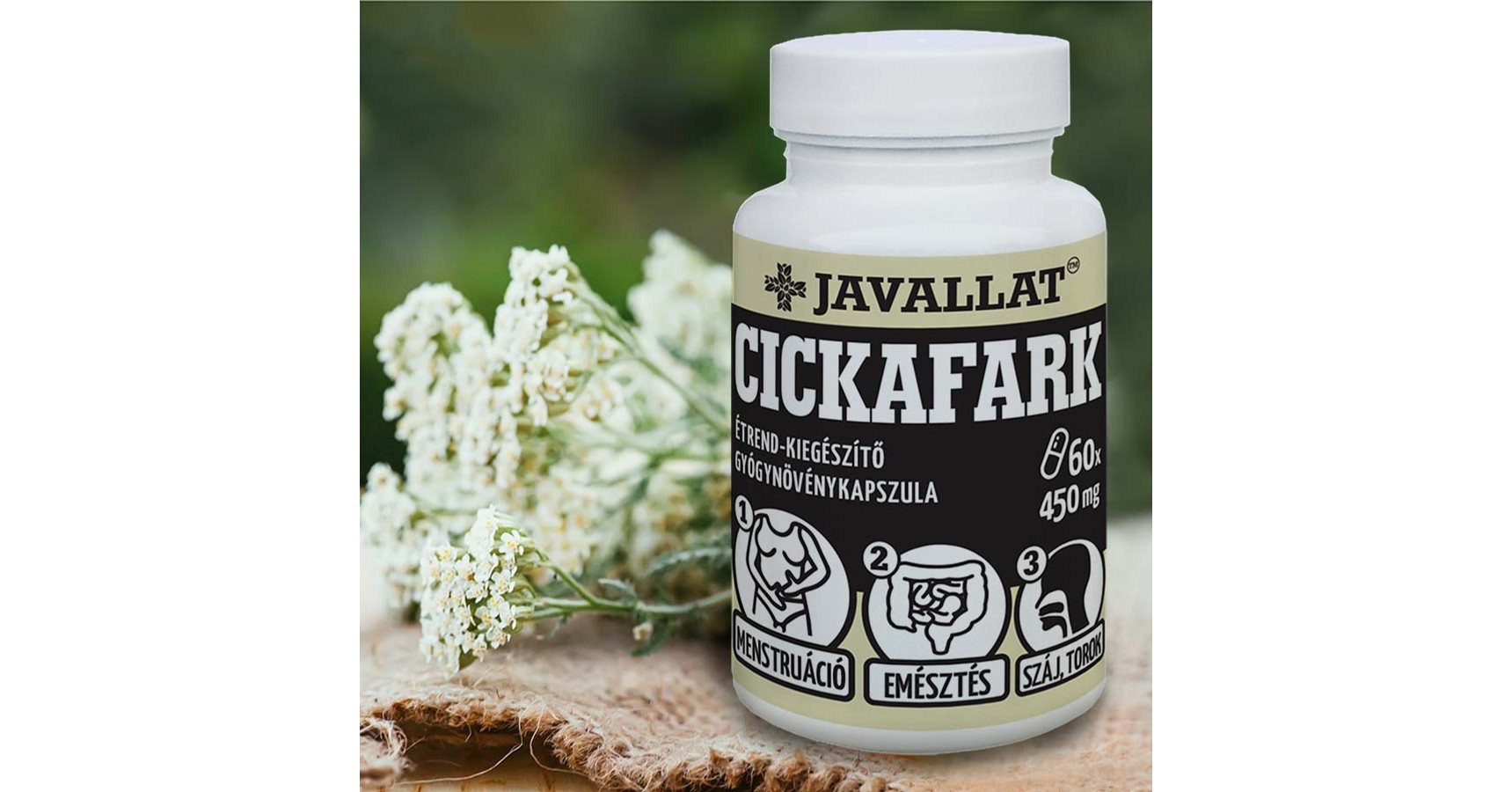 JAVALLAT® CICKAFARK étrend-kiegészítő gyógynövénykapszula