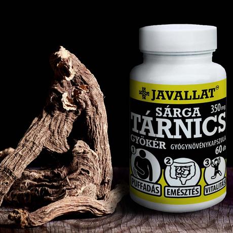 JAVALLAT® Sárga tárnics gyökér kapszula - SonicFine®